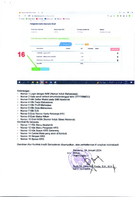 Tata Cara & Ketentuan Bimbingan, Konsultasi Akademik dan Kontrak Kredit ...